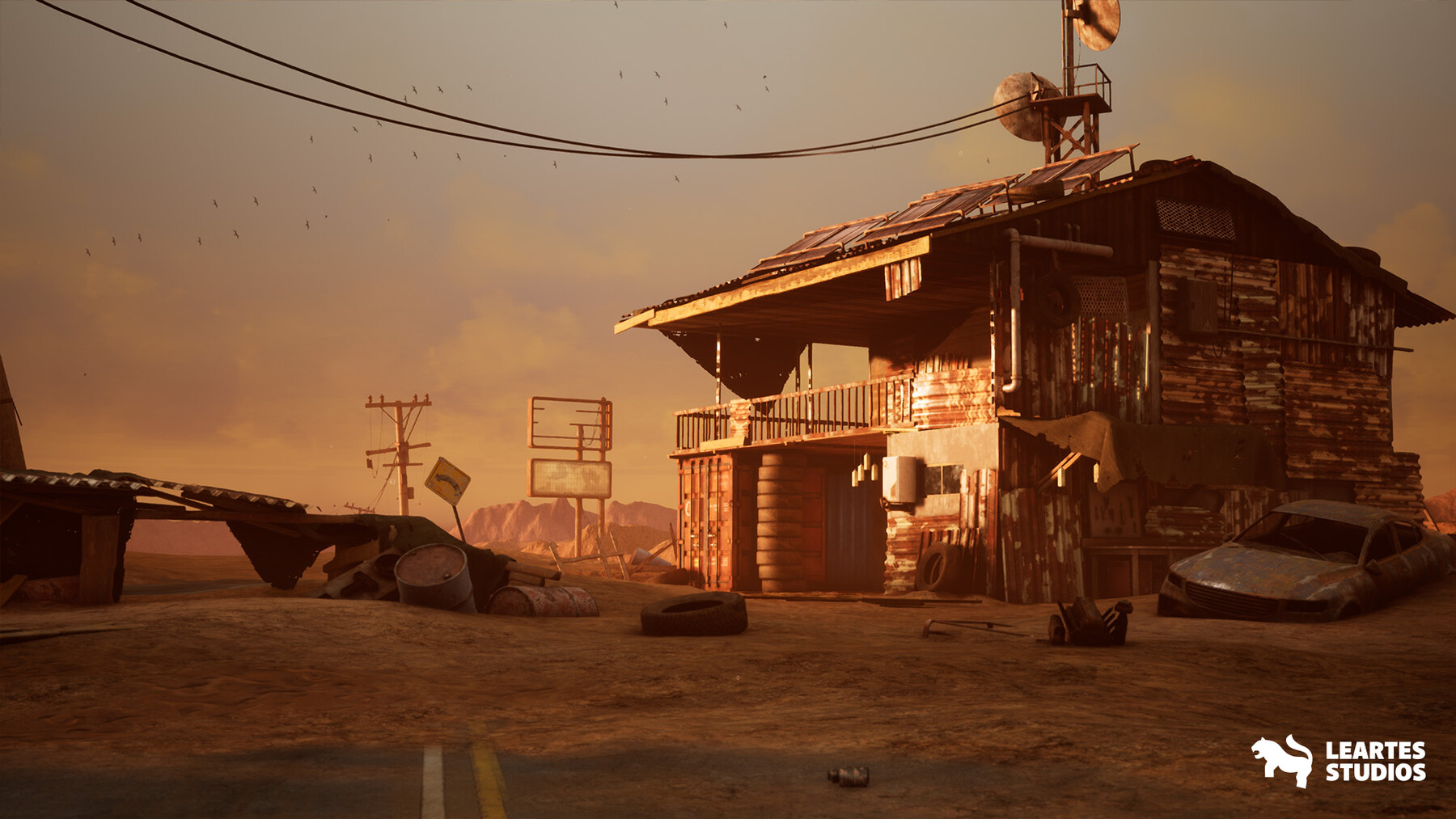 ArtStation - Post Apocalyptic Desert Environment | Game Assets