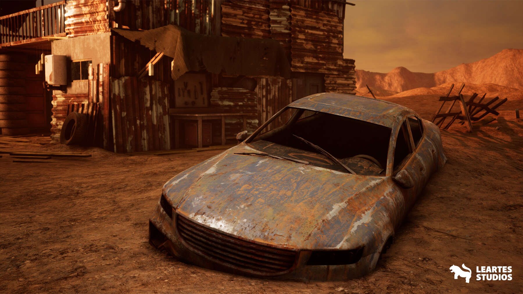 ArtStation - Post Apocalyptic Desert Environment | Game Assets