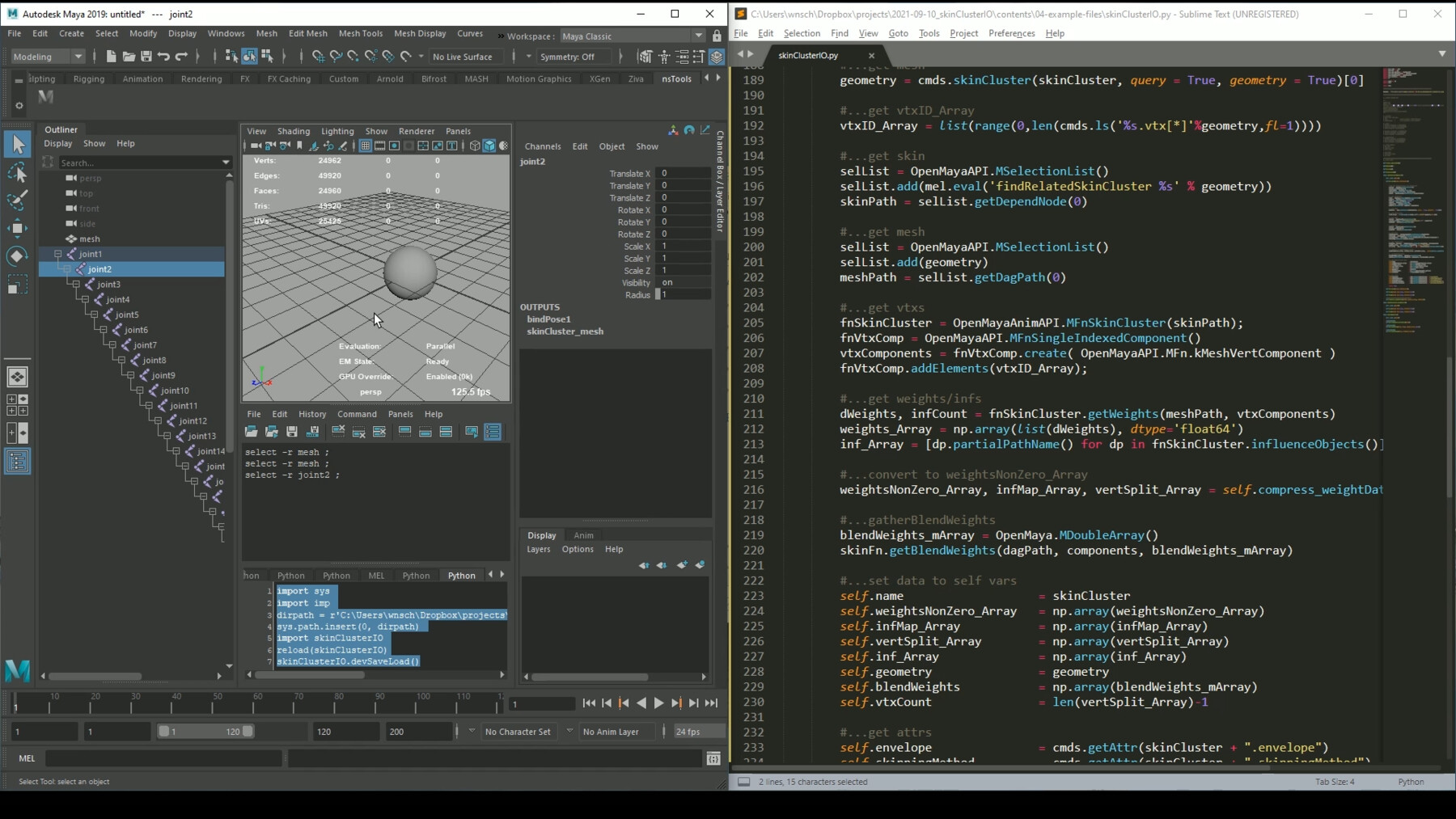ArtStation - The Fastest SkinCluster Importer/Exporter: The Art of ...