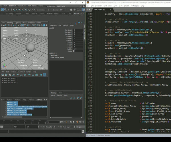 ArtStation - The Fastest SkinCluster Importer/Exporter: The Art of ...
