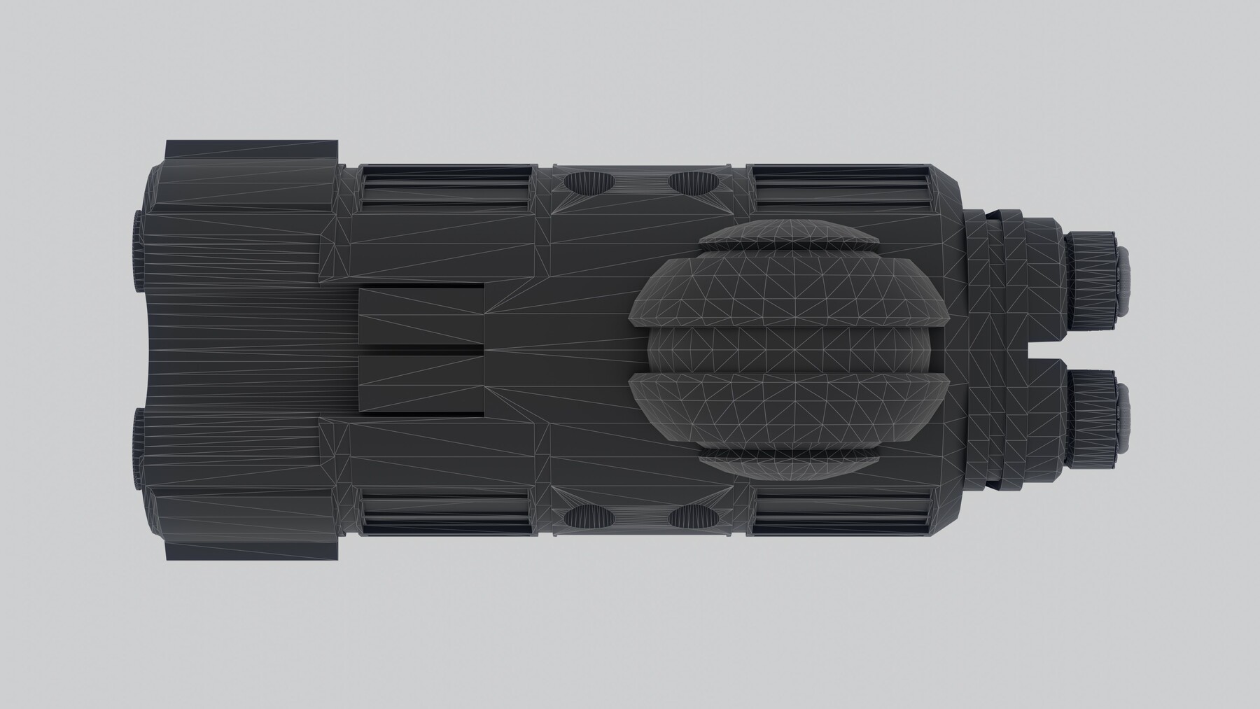 ArtStation - Galactic Core spaceship low-poly | Game Assets