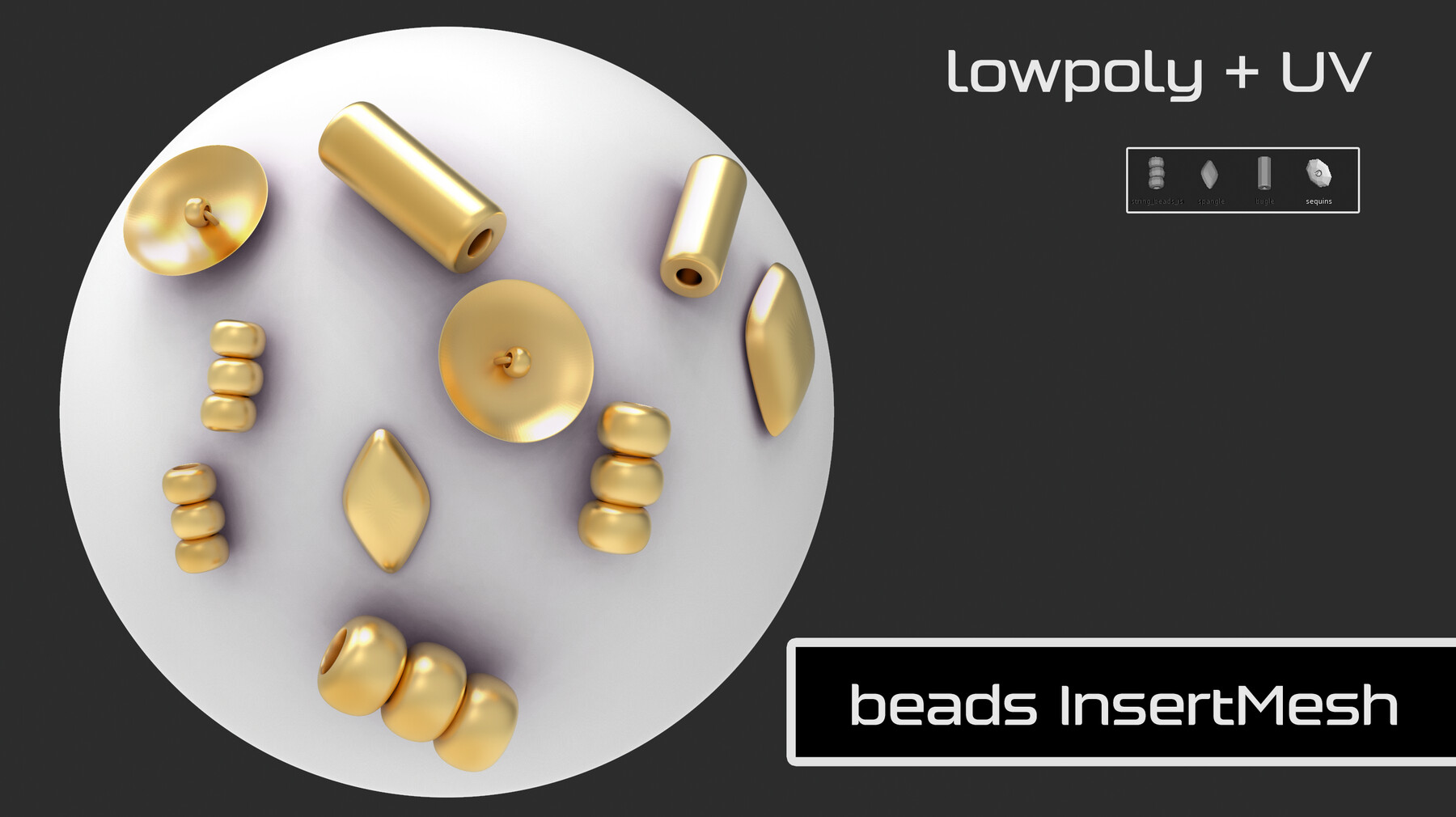 ArtStation - 18 Brushes of beadwork and beads | Brushes