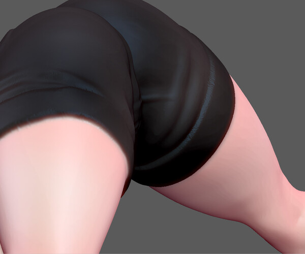 Artstation Tifa Jack O Challenge Sexy Girl Final Fantasy Character Anime 3d Print Model