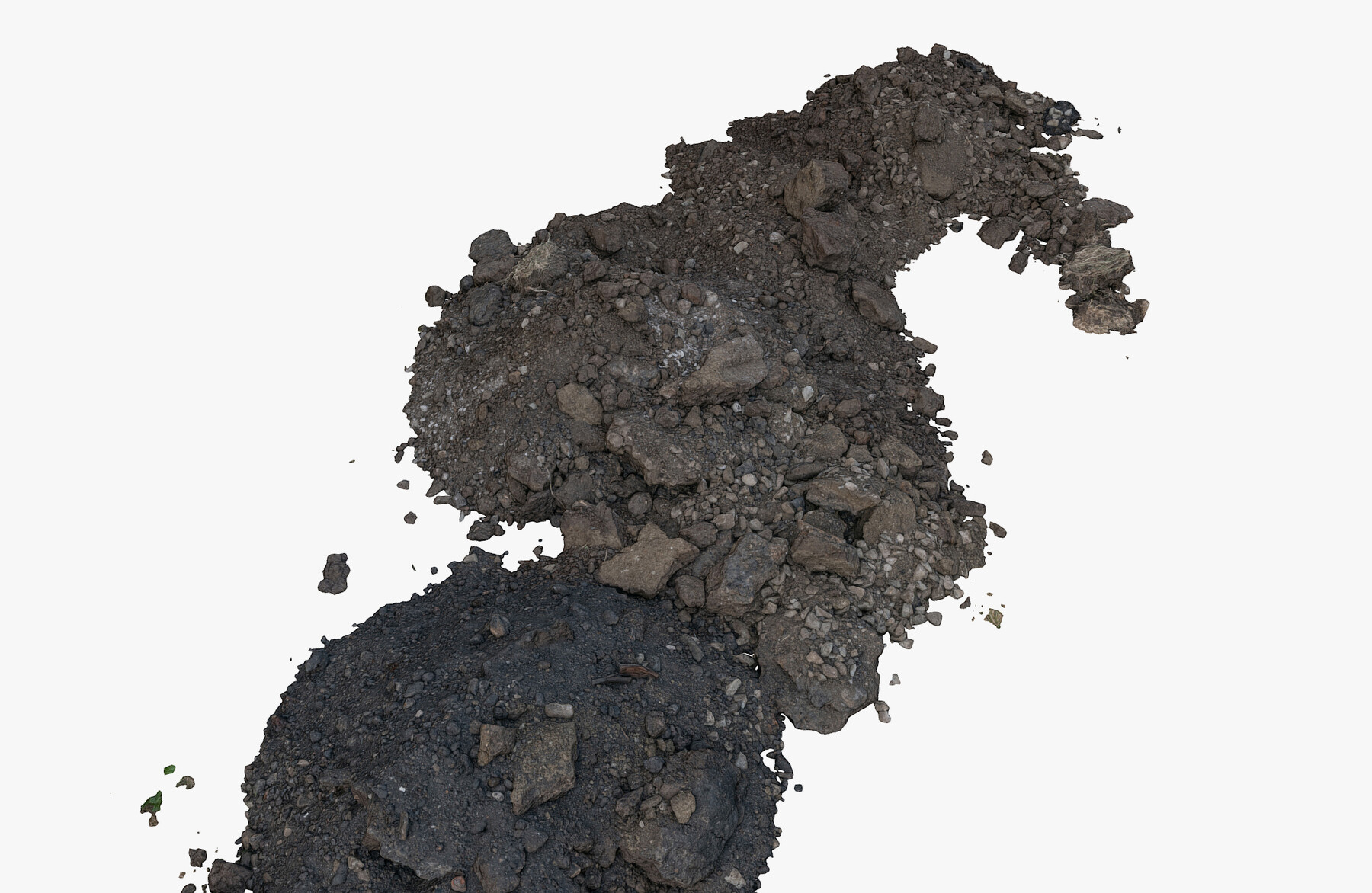 ArtStation - Piles of dark construction gardening soil mud land earth ...