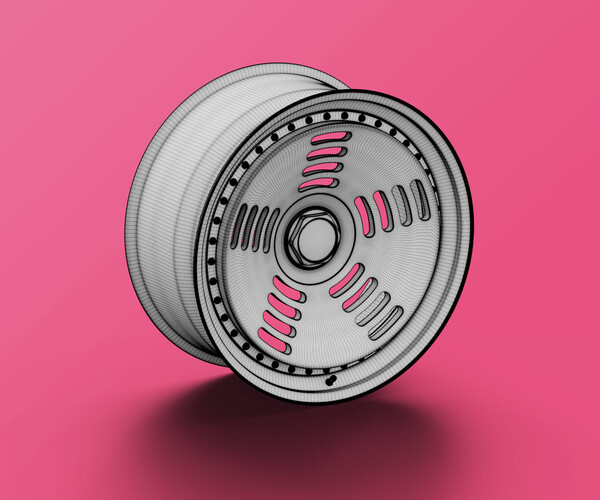 ArtStation - Rotiform BM1 Rim/Wheel 3D Model | Resources