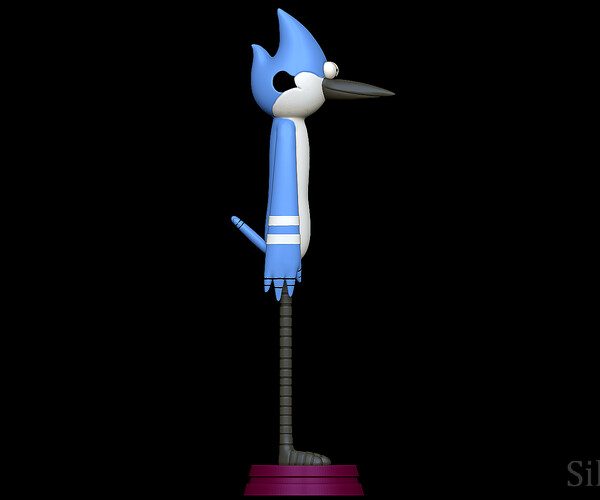 ArtStation - Mordecai - Regular Show 3D print model | Resources
