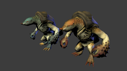 ArtStation - Armadillo Mutant Giant | Game Assets