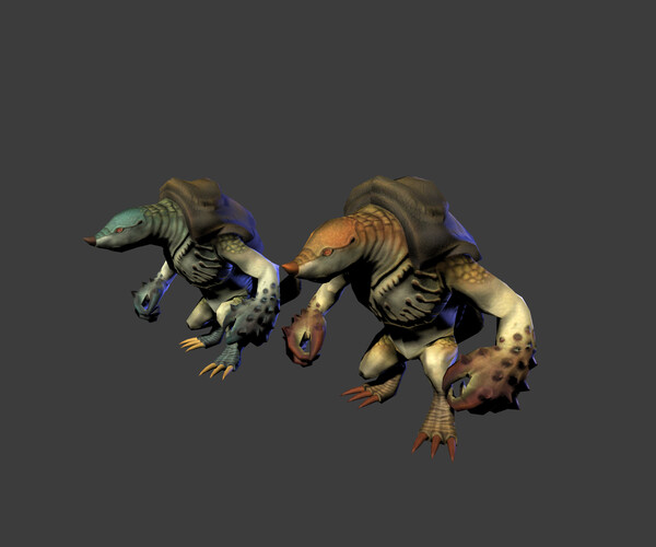 ArtStation - Armadillo Mutant Giant | Game Assets