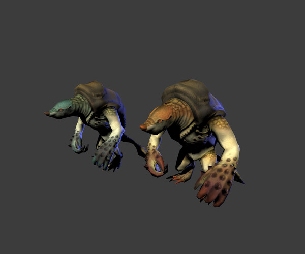 ArtStation - Armadillo Mutant Giant | Game Assets