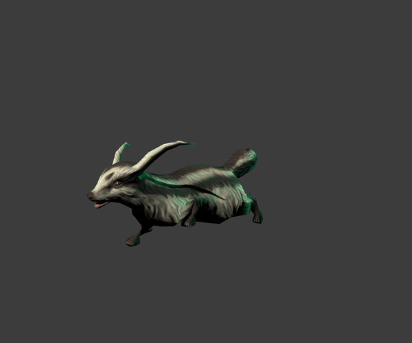 ArtStation - Animal Beast Weasel | Game Assets