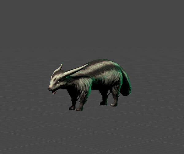 ArtStation - Animal Beast Weasel | Game Assets