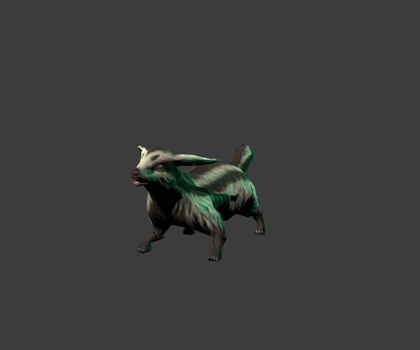 ArtStation - Animal Beast Weasel | Game Assets