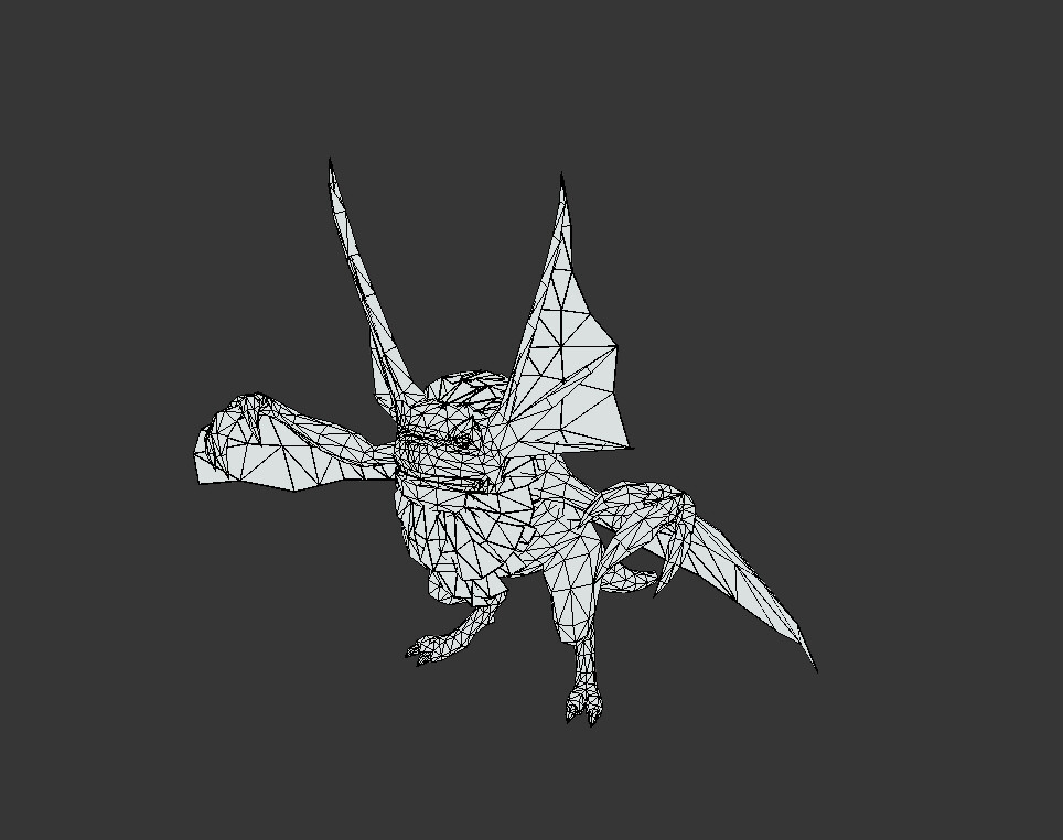 ArtStation - Bat Lizard Demon Mutant | Game Assets