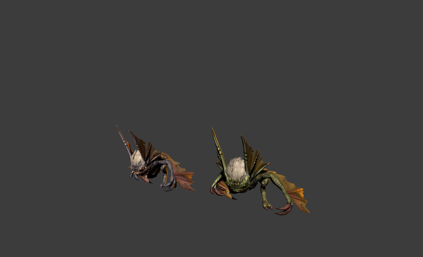 ArtStation - Bat Lizard Demon Mutant | Game Assets