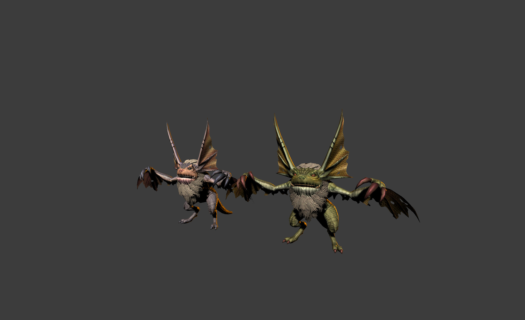 ArtStation - Bat Lizard Demon Mutant | Game Assets