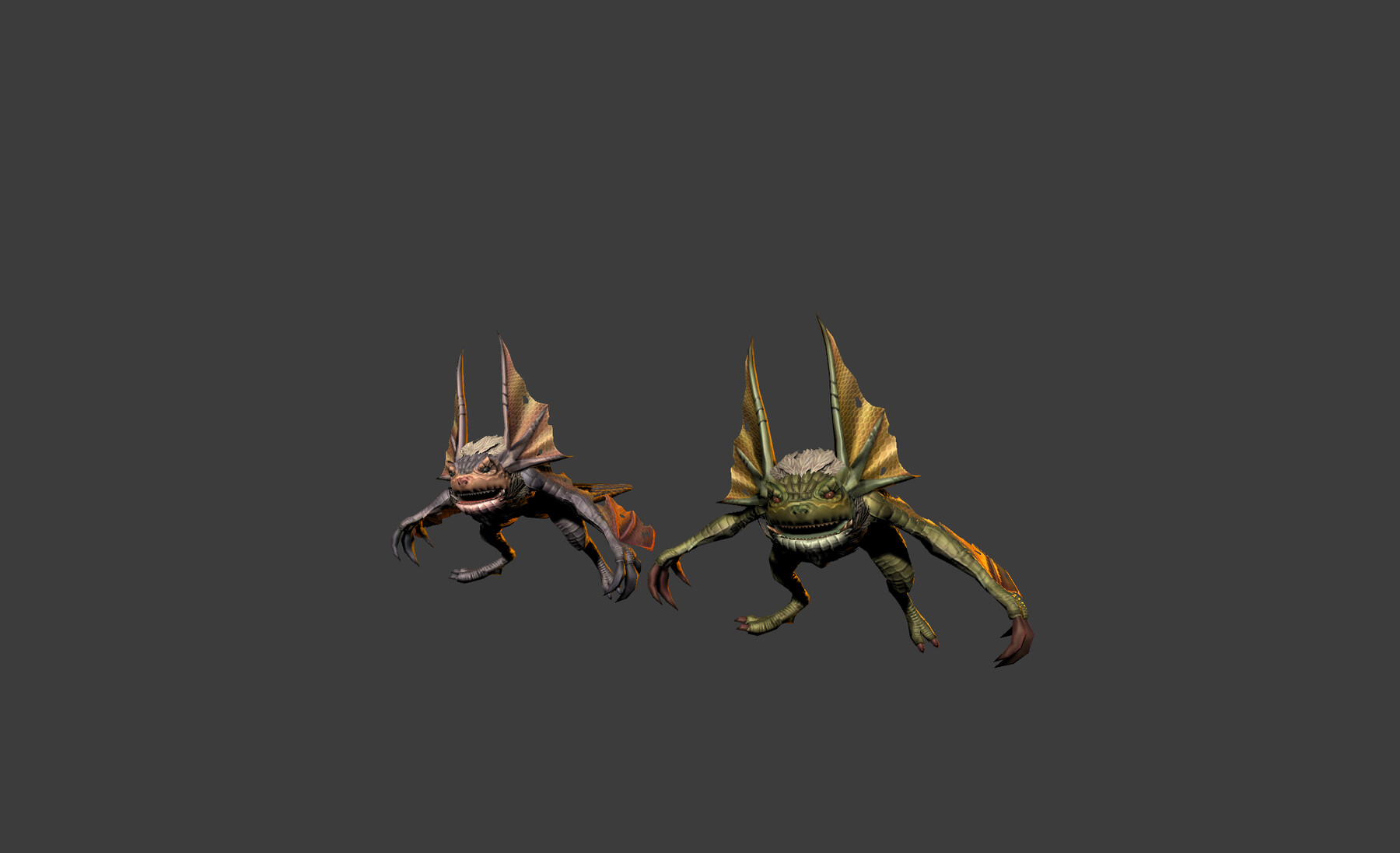 ArtStation - Bat Lizard Demon Mutant | Game Assets