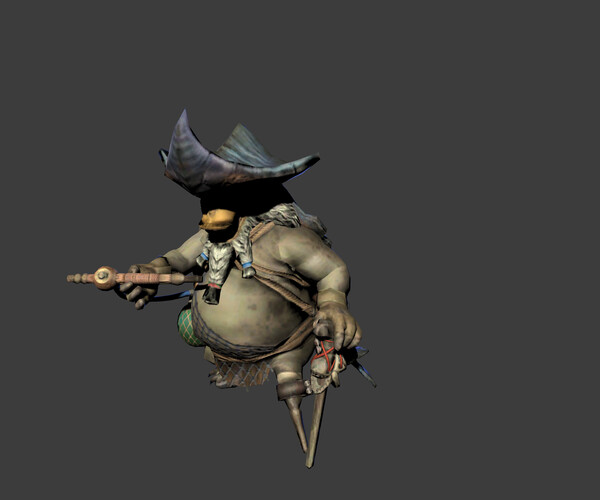 ArtStation - Pirate Duck Chief Mutant | Game Assets