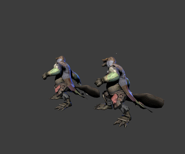 ArtStation - Duck Fighter Warrior | Game Assets