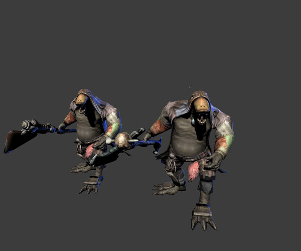 ArtStation - Duck Fighter Warrior | Game Assets