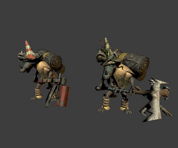 ArtStation - Duck Worker Mutant | Game Assets