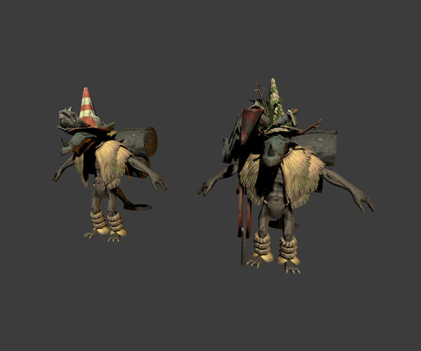 ArtStation - Duck Worker Mutant | Game Assets