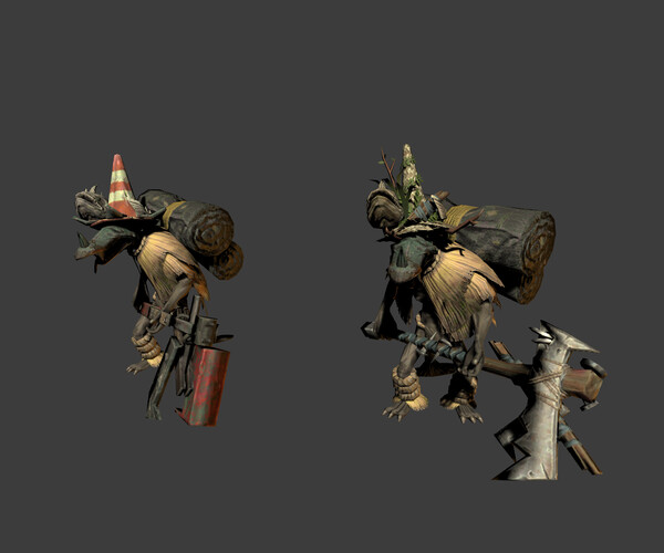 ArtStation - Duck Worker Mutant | Game Assets