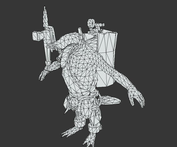 ArtStation - Duck Worker Mutant Alien | Game Assets
