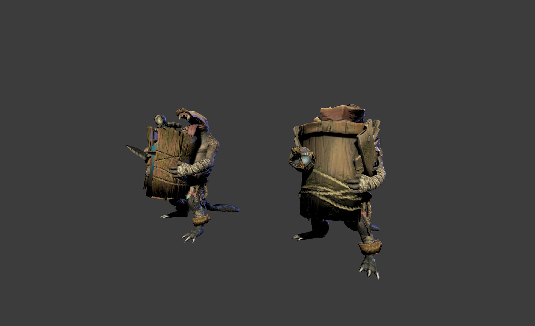 ArtStation - Duck Worker Mutant Alien | Game Assets