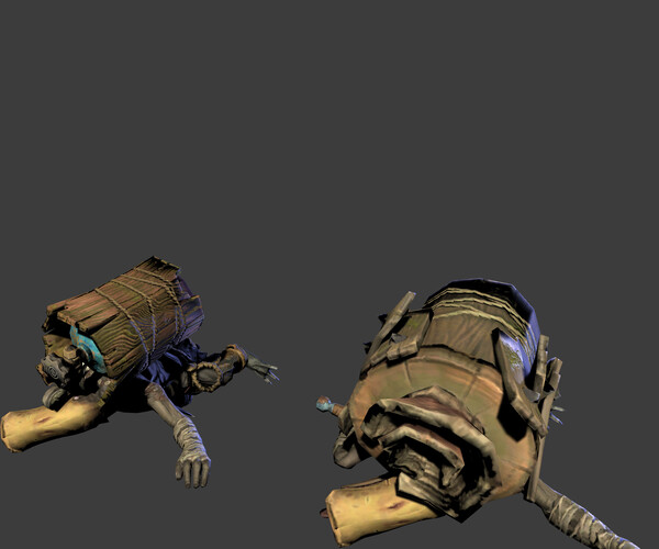 ArtStation - Duck Worker Mutant Alien | Game Assets