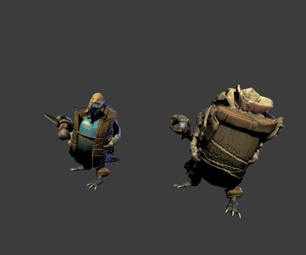 ArtStation - Duck Worker Mutant Alien | Game Assets