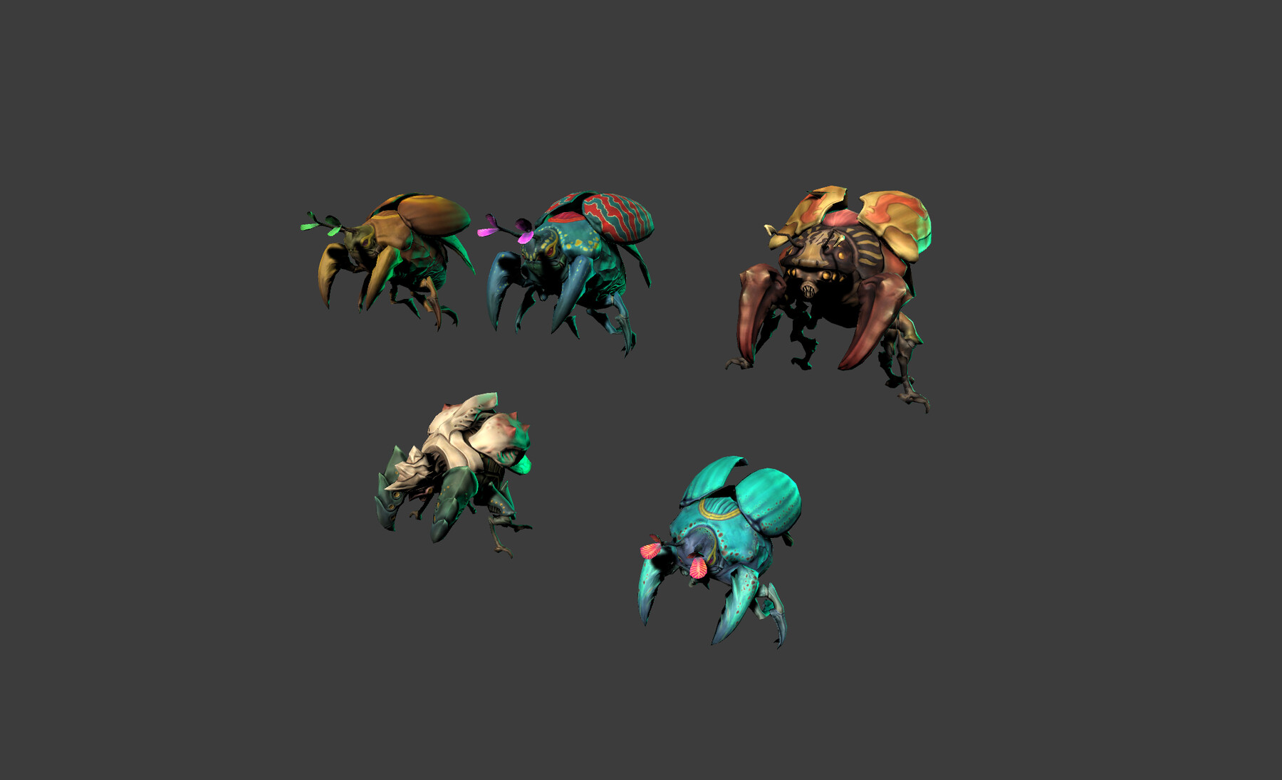 ArtStation - Beetle Creature Bug Mutant | Game Assets