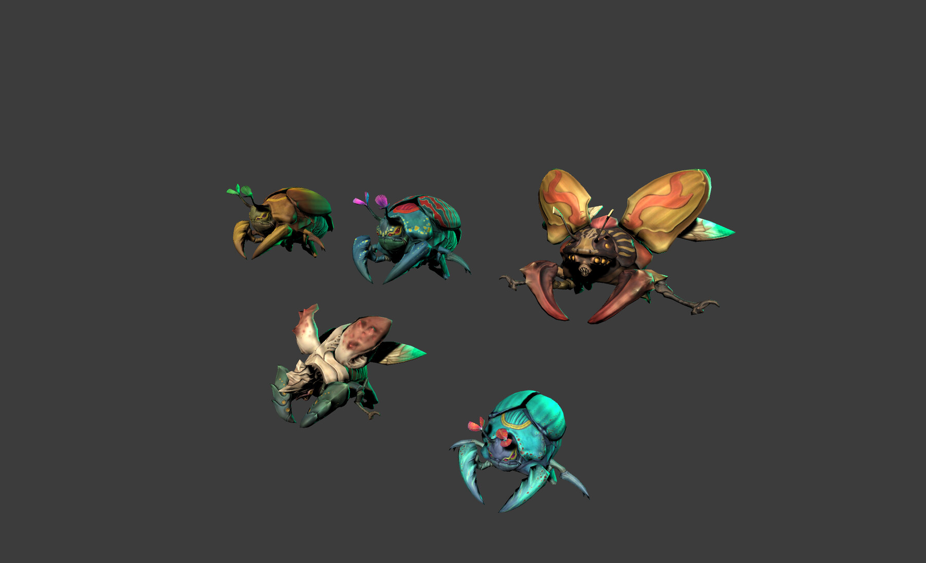 ArtStation - Beetle Creature Bug Mutant | Game Assets