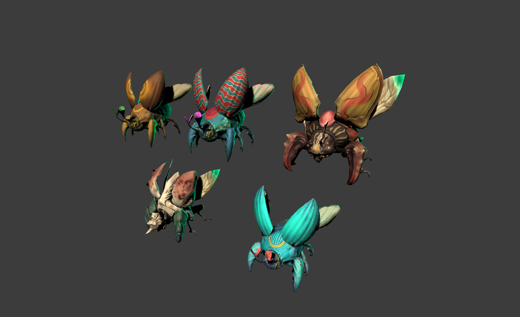 ArtStation - Beetle Creature Bug Mutant | Game Assets