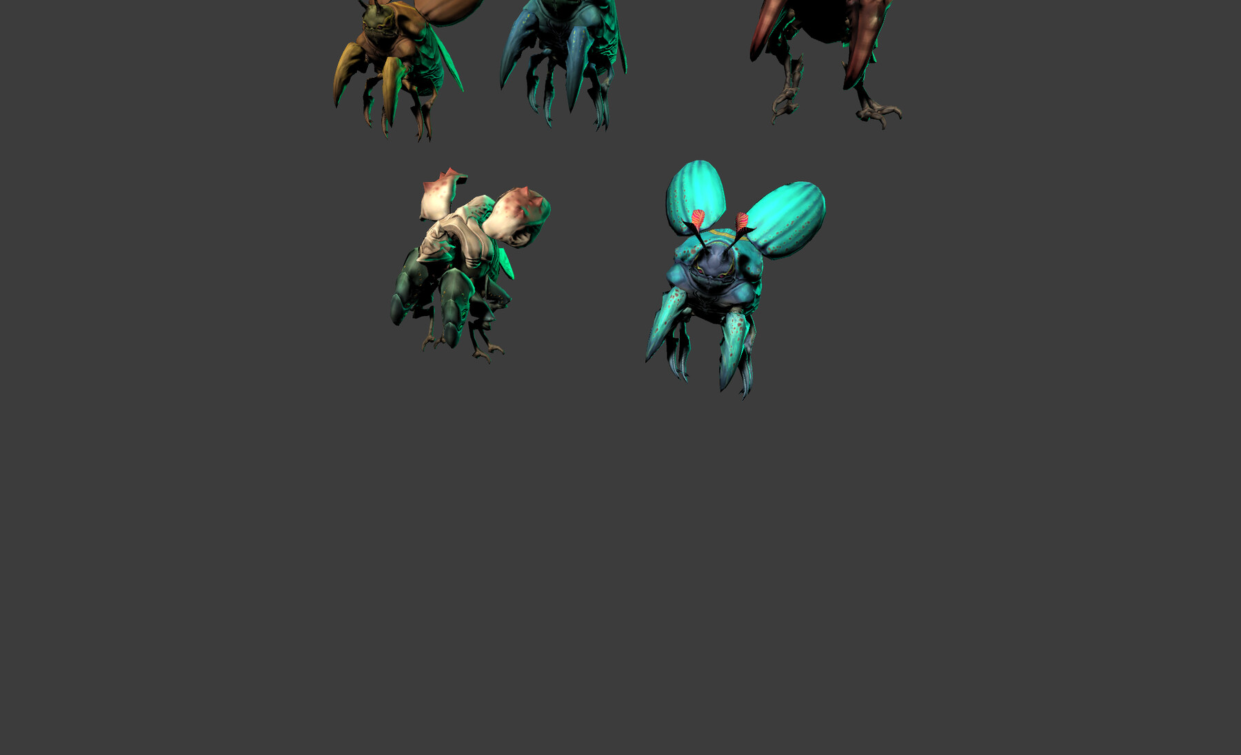 ArtStation - Beetle Creature Bug Mutant | Game Assets