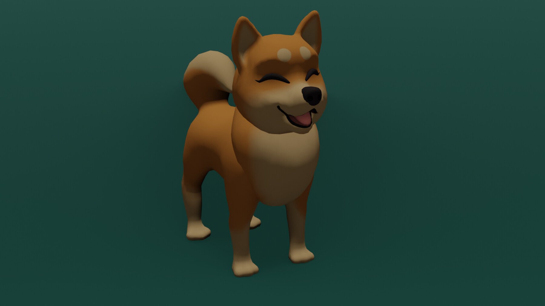 ArtStation - ANIMATED CATOON DOG LOW POLY | Game Assets
