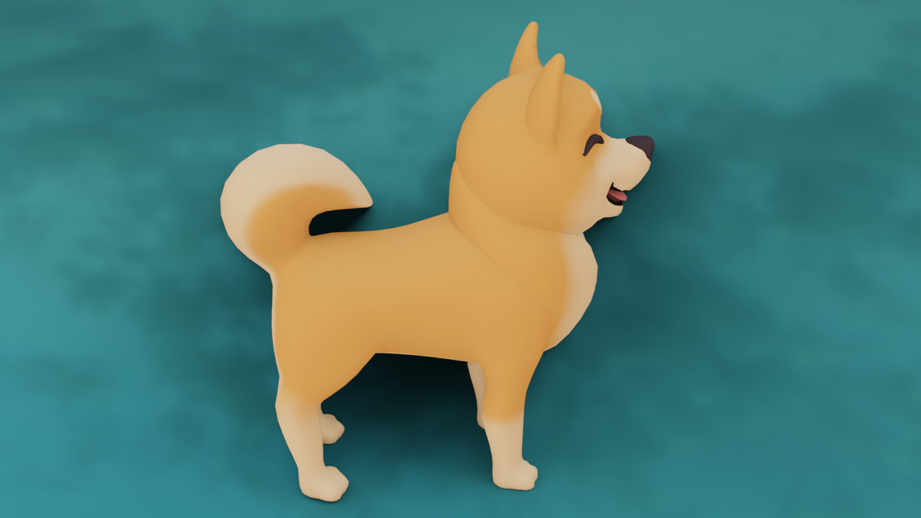 ArtStation - ANIMATED CATOON DOG LOW POLY | Game Assets