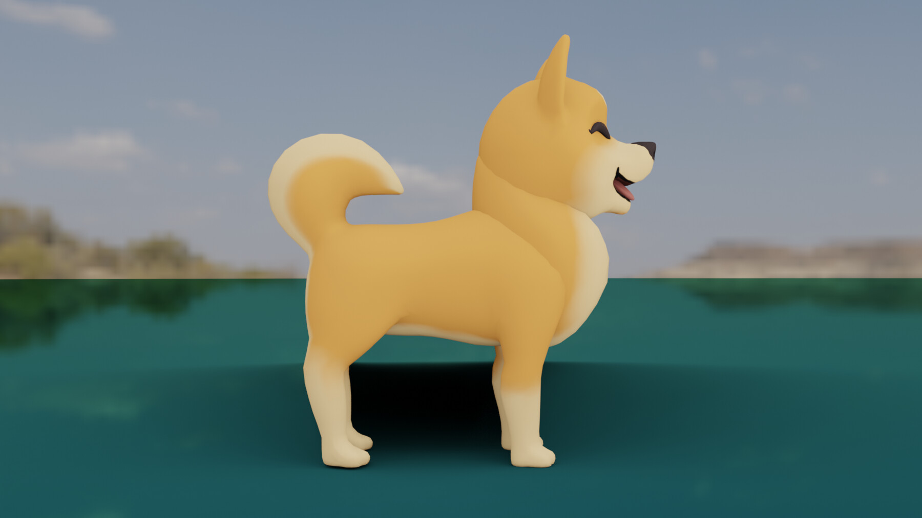ArtStation - ANIMATED CATOON DOG LOW POLY | Game Assets
