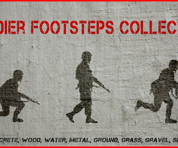 ArtStation - AAA Soldier Footsteps Collection | Game Assets