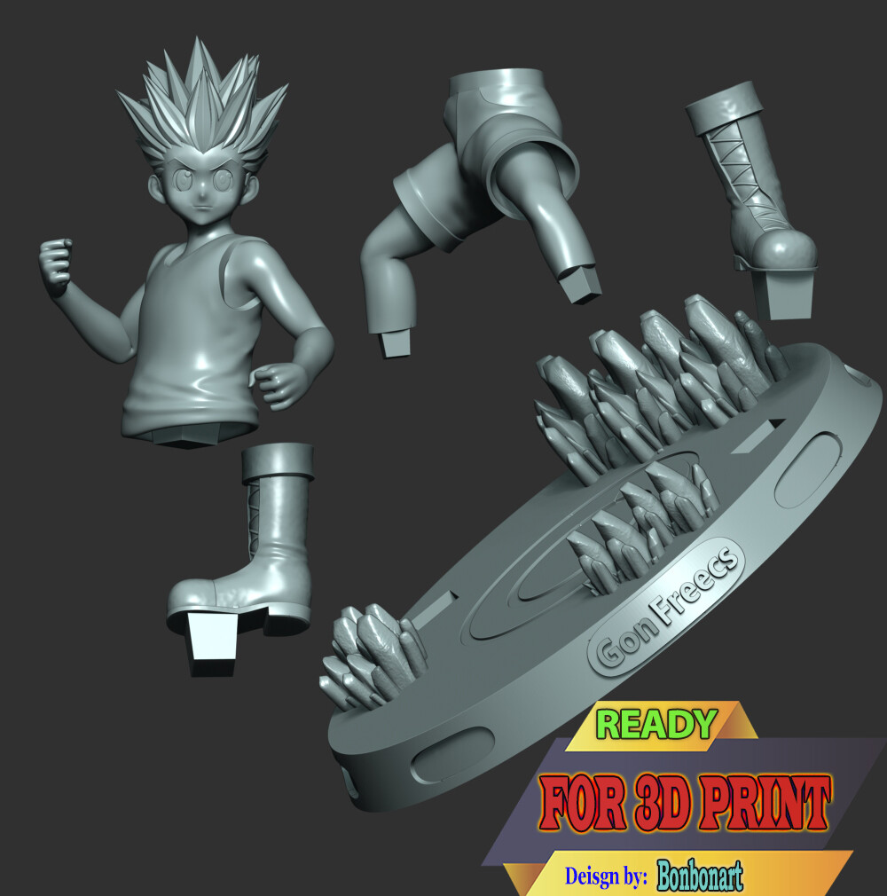 ArtStation - Gon Freecss - Jump Force | Resources