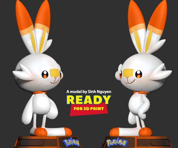 ArtStation - Scorbunny - Pokemon Fanart | Resources