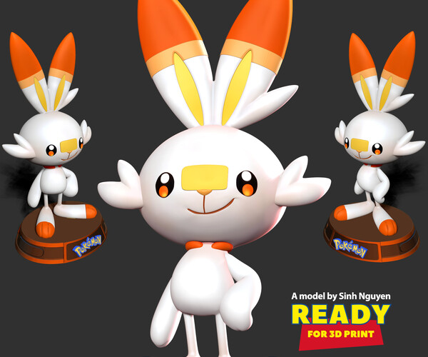 ArtStation - Scorbunny - Pokemon Fanart | Resources