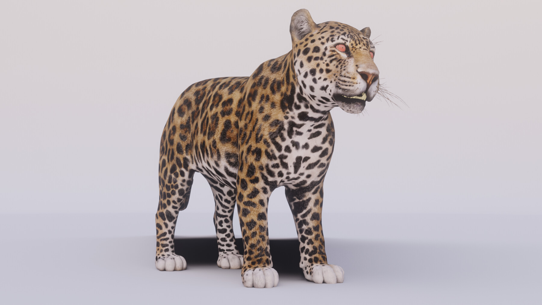 ArtStation - ANIMATED JAGUAR ANIMAL LOW POLY | Game Assets