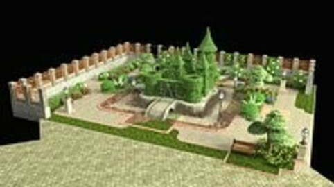 ArtStation - Castle garden | Resources