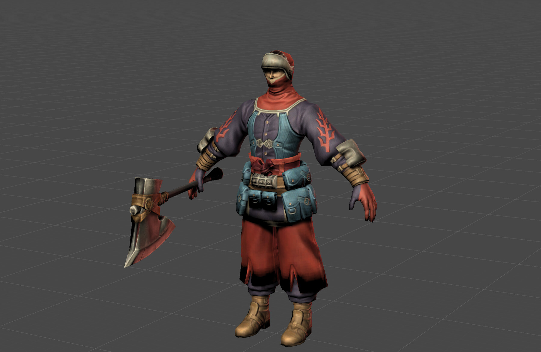 ArtStation - Male Assassin Fighter Stick | Game Assets