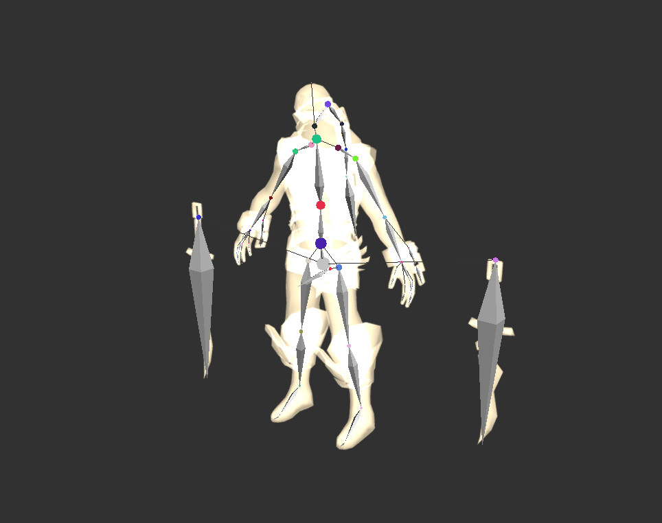 ArtStation - Male Assassin Mutant Dagger | Game Assets