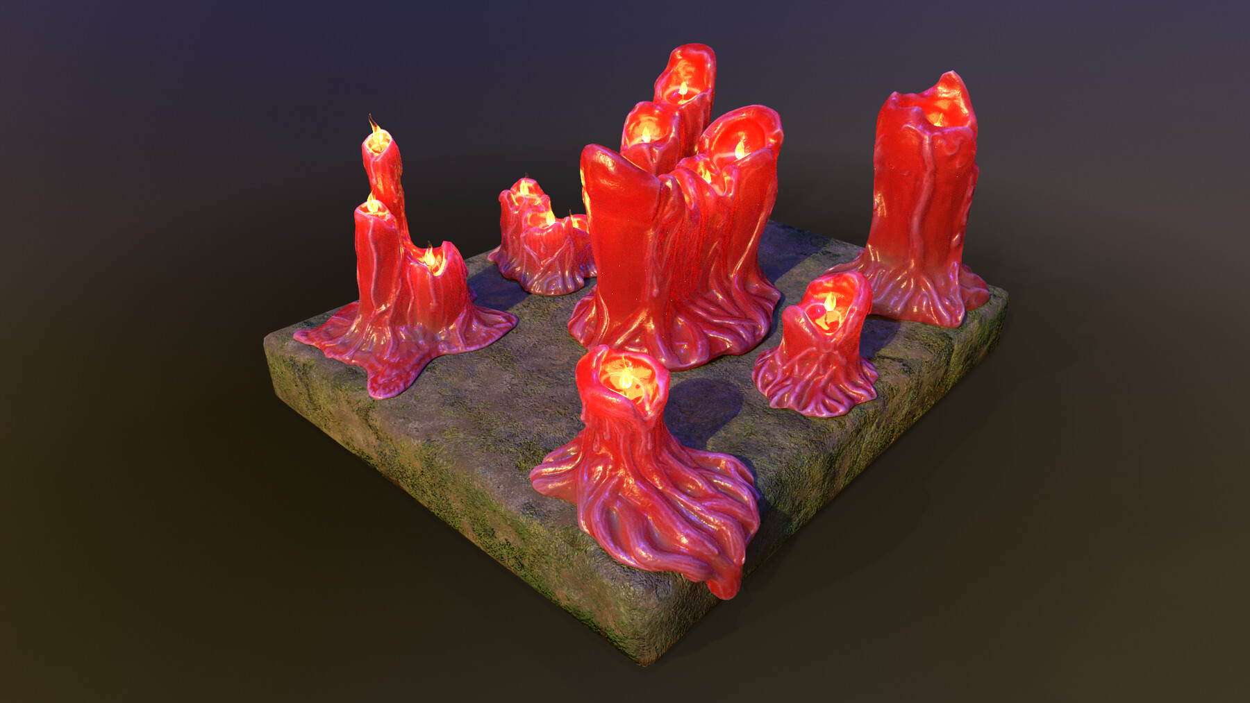 ArtStation - Set of candles | Resources