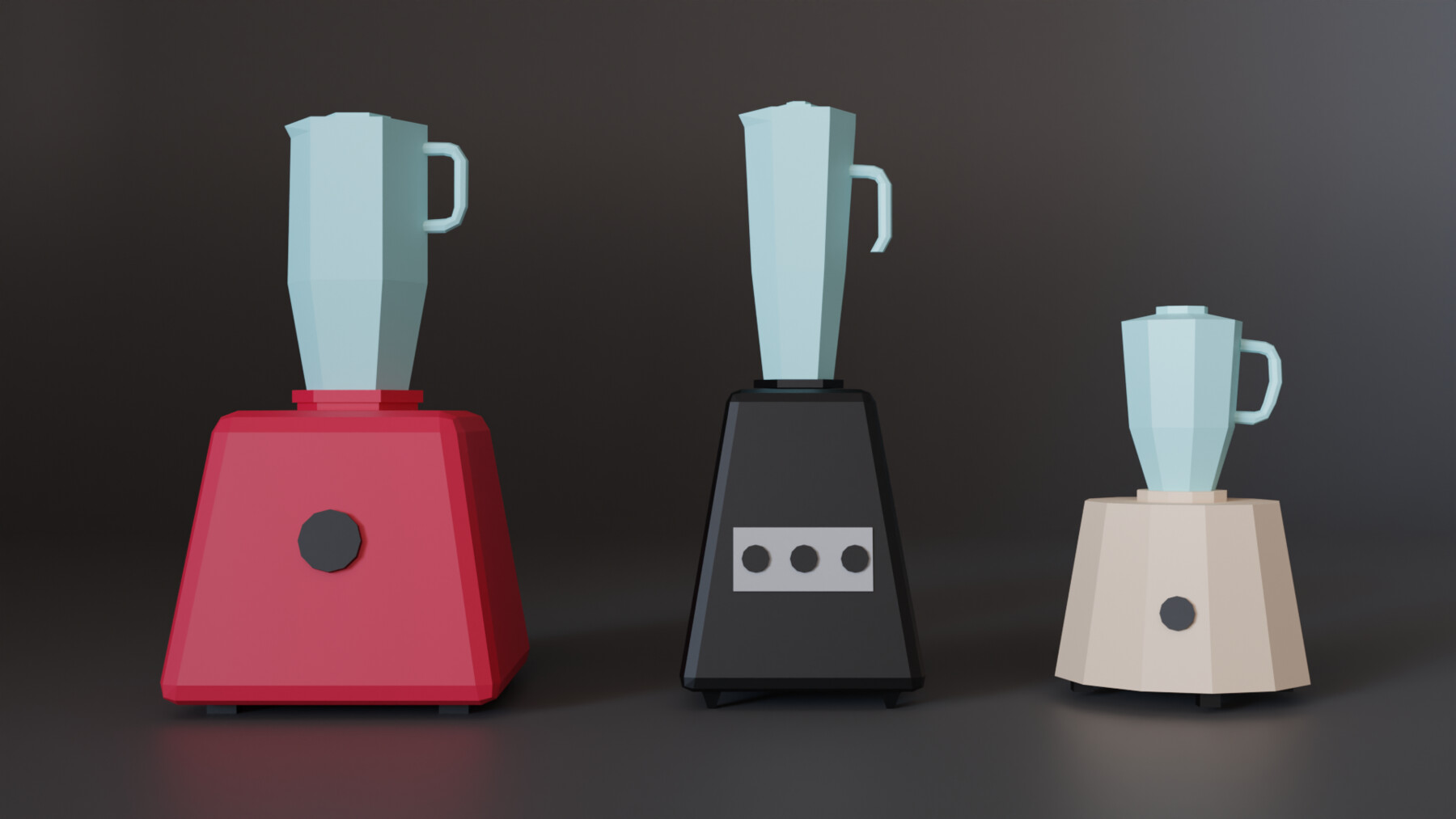 ArtStation - Low poly kitchen set | Game Assets