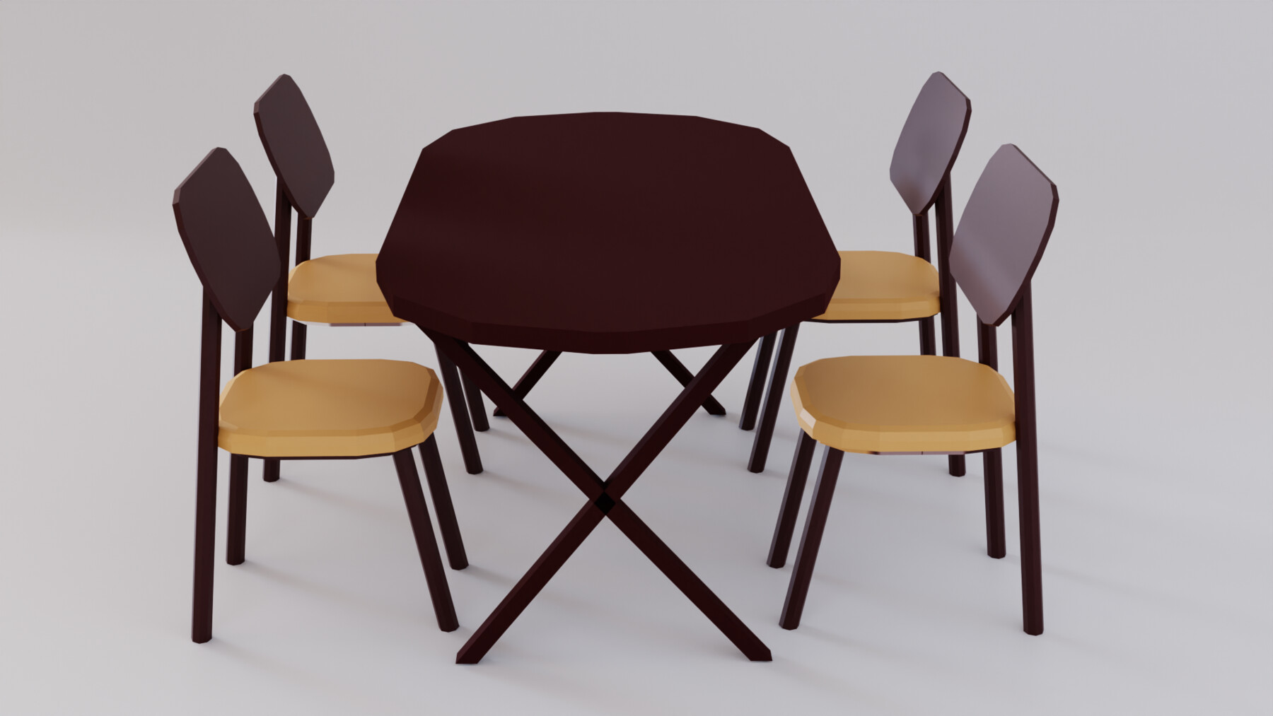ArtStation - Low poly kitchen set | Game Assets