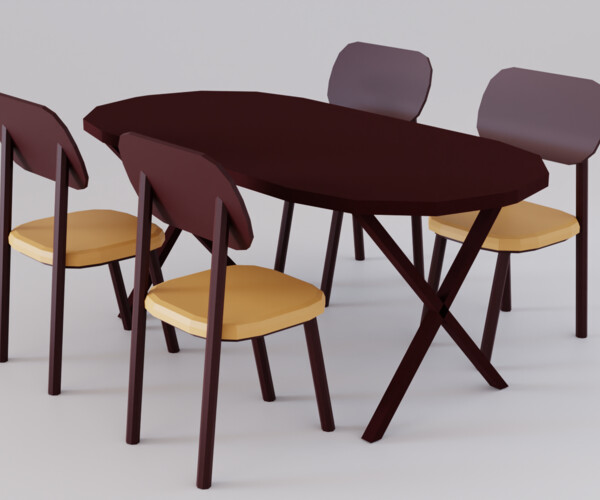 ArtStation - Low poly kitchen set | Game Assets