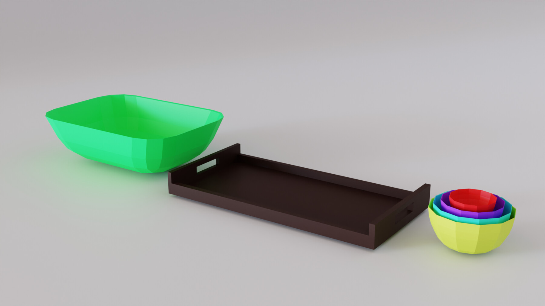 ArtStation - Low poly kitchen set | Game Assets